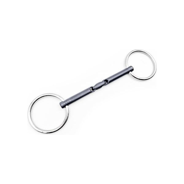Fager Madeleine Titanium Bradoon Double Jointed Loose Ring – Fager Bits USA