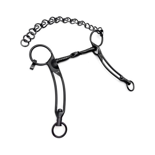 Fager Julie Double Jointed Icelandic Black – Fager Bits USA