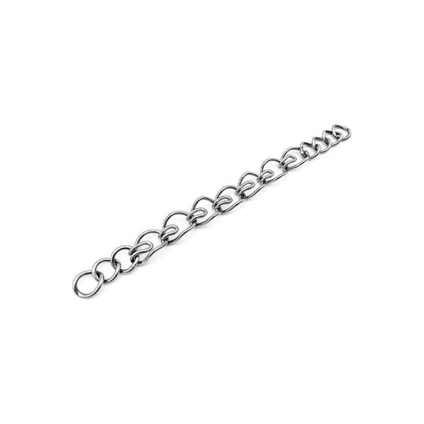 Fager Non Swivel Curb Chain Silver – Fager Bits USA