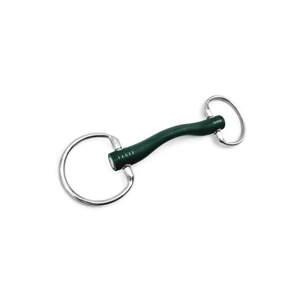 Fager Andrea Hard Rubber Bit Fixed Ring – Fager Bits USA