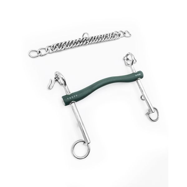 Fager Andrea Soft Rubber Bit Weymouth – Fager Bits USA