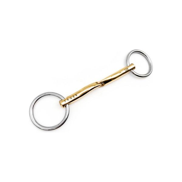 Fager Elin Sweet Gold Bradoon Loose Ring – Fager Bits USA